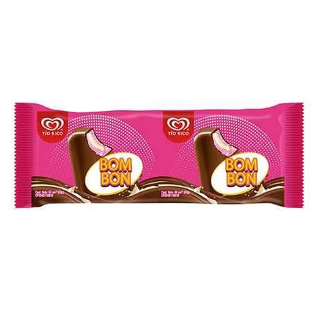 Sigo Supermarket Sambil - Helado Bom Bom De Fresa Tio Rico 66 Ml.