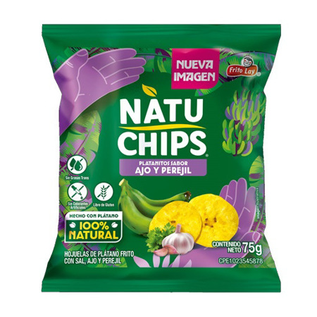 Sigo Supermarket Sambil - Platanito Ajo y Perejil Natuchips 75 Gr