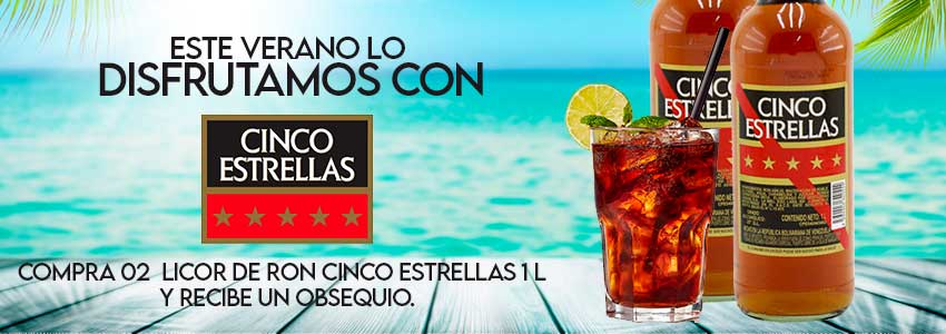 Sigo Supermarket Sambil - Licor De Ron Cinco Estrellas 1 L.
